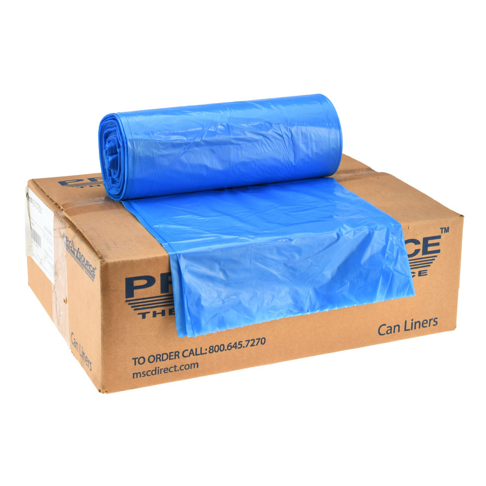 PRO-SOURCE - Pack of (150) 45 Gal Capacity, Blue, Hazardous Waste Bags ...
