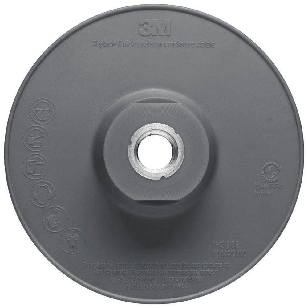 3M - Disc Backing Pad: 5" Dia, Disc Backing Pad | MSC Direct