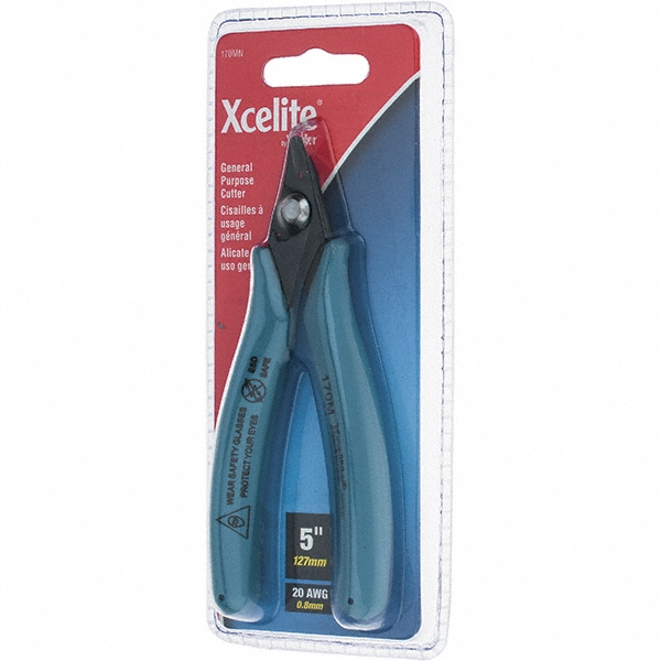 Xcelite - 5" OAL, 20 AWG Capacity, Flush Wire Cutter - 42225011 - MSC ...