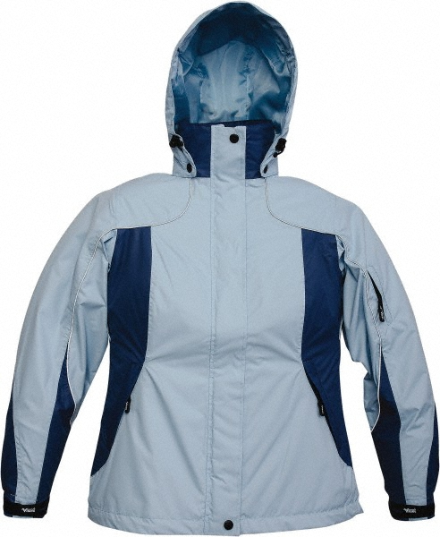 Viking - Rain Jacket: Size Medium, Light Blue, Polyester | MSC Direct