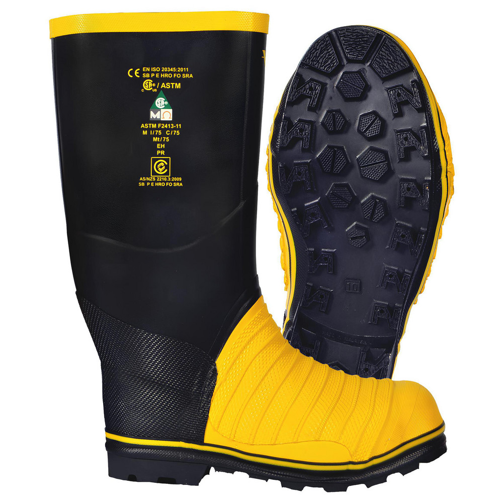 Viking - Work Shoe: Size 13, Rubber, Steel Toe, Mining Boot | MSC Direct