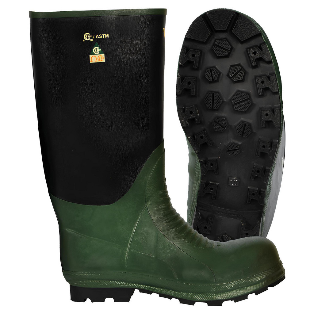 Viking - Work Boot: Size 12, Rubber, Steel Toe, Journeyman Boot | MSC ...