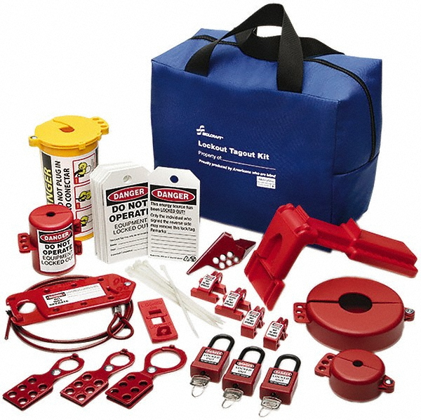 AbilityOne - 39 Piece Electrical & Valve Lockout Kit: 3 Padlock(s ...
