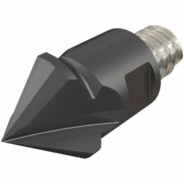 Iscar - Chamfer Milling Tip Insert: MMEDF074-090-58-3T04 IC908, Carbide ...