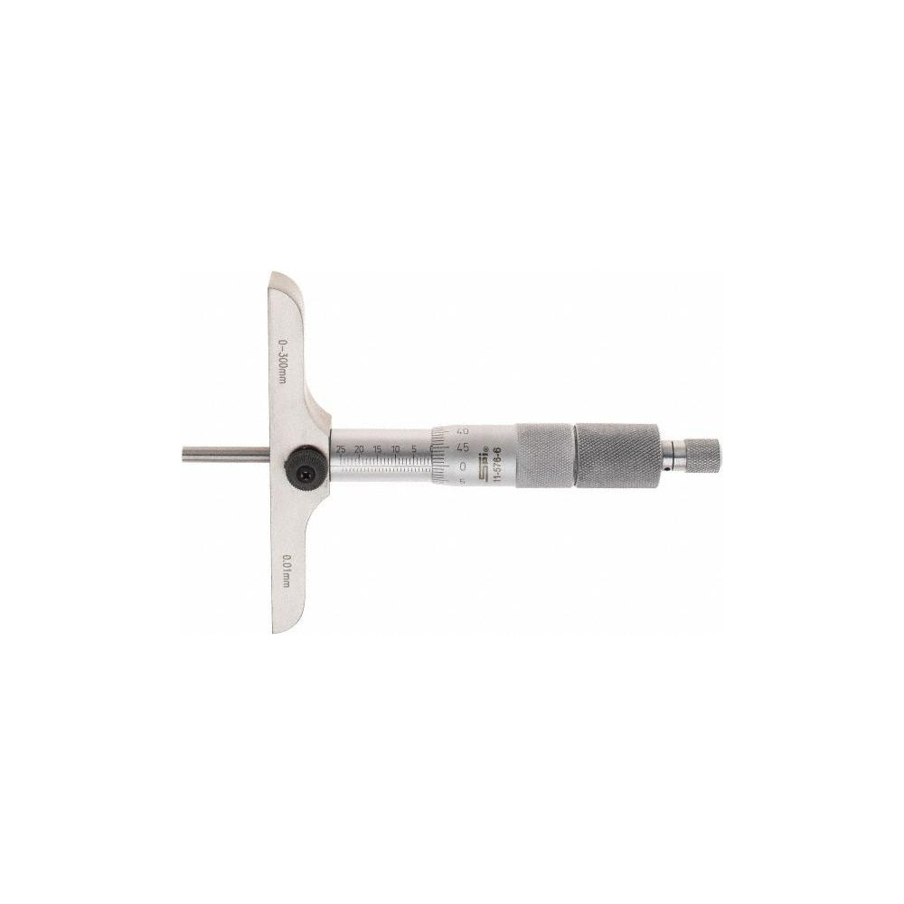 SPI - Mechanical Depth Micrometer: 300 mm Range, 12 Rods | MSC Direct
