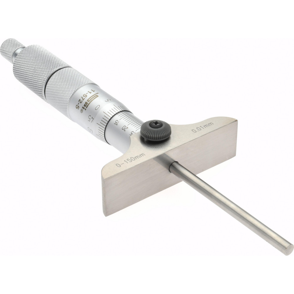 SPI - Mechanical Depth Micrometer: 150 mm Range, 6 Rods | MSC Direct