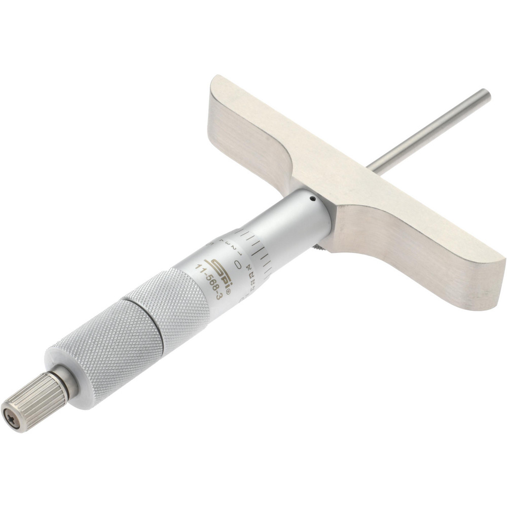 SPI - Mechanical Depth Micrometer: 4'' Range, 4 Rods | MSC Direct