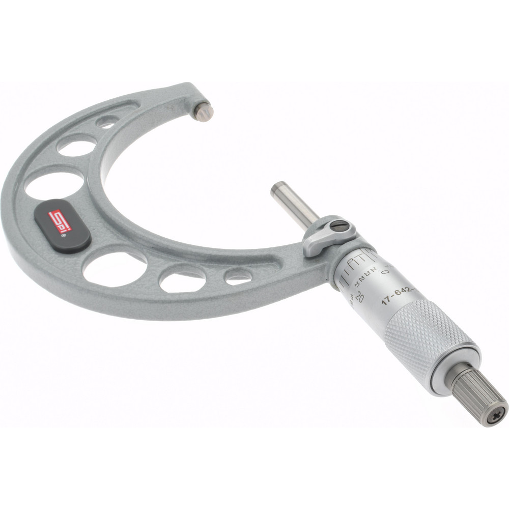 SPI - Mechanical Outside Micrometer: 3" Range, 0.0001" Graduation | MSC ...