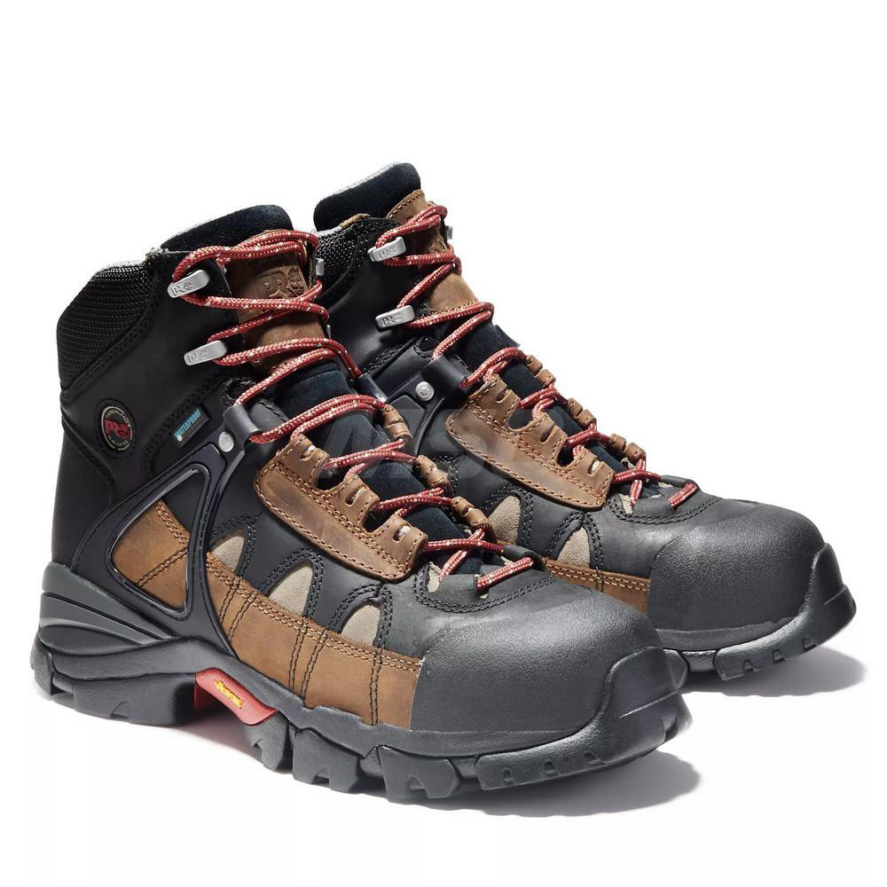 Timberland PRO - Work Boot: Size 9, Leather, Steel & Safety Toe | MSC ...