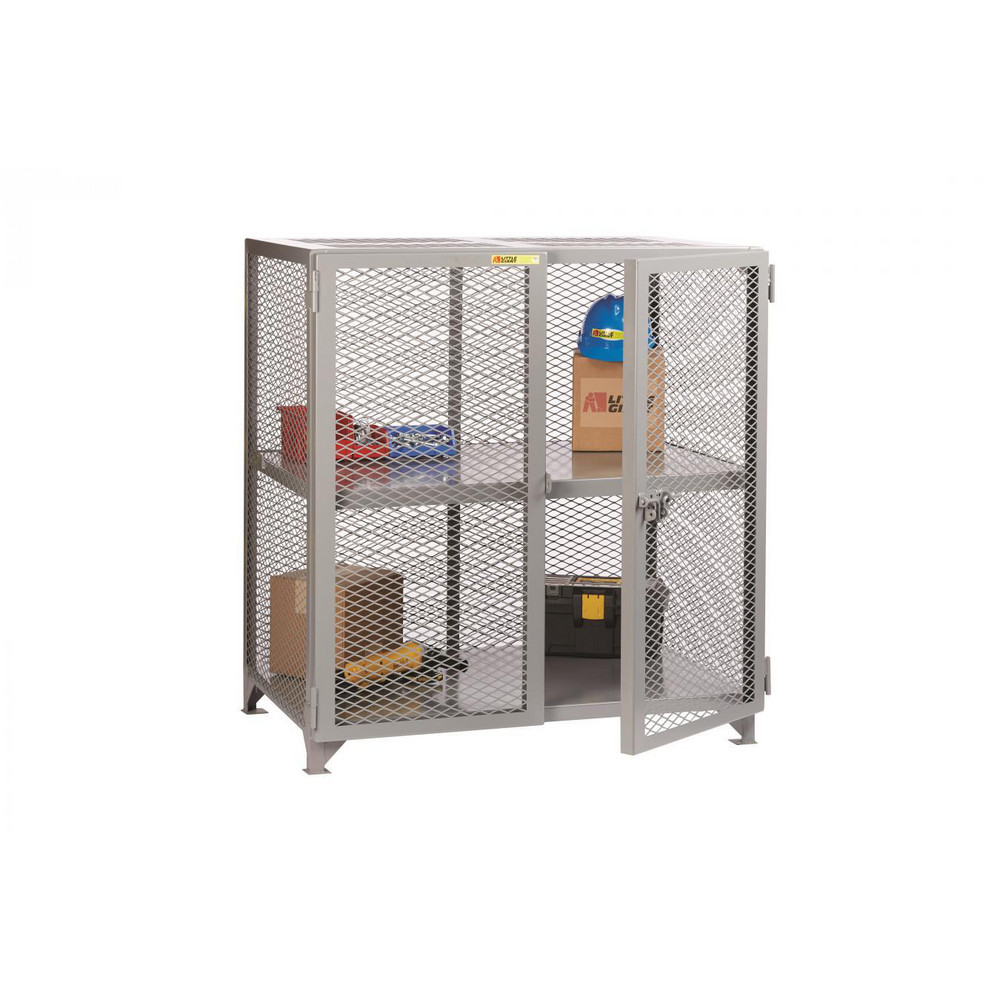 Little Giant® - 24X48"2000LB 2CTR SHLF VIS WELDED STORAGE LOCKER | MSC ...