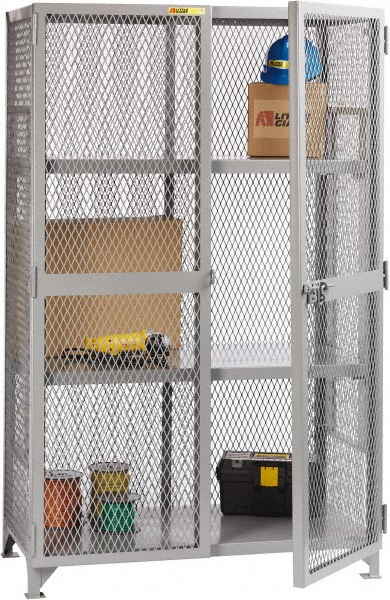 Little Giant® - 30X60" W/2ADJ CTR SHLF WELDED STORAGE LOCKER | MSC Direct