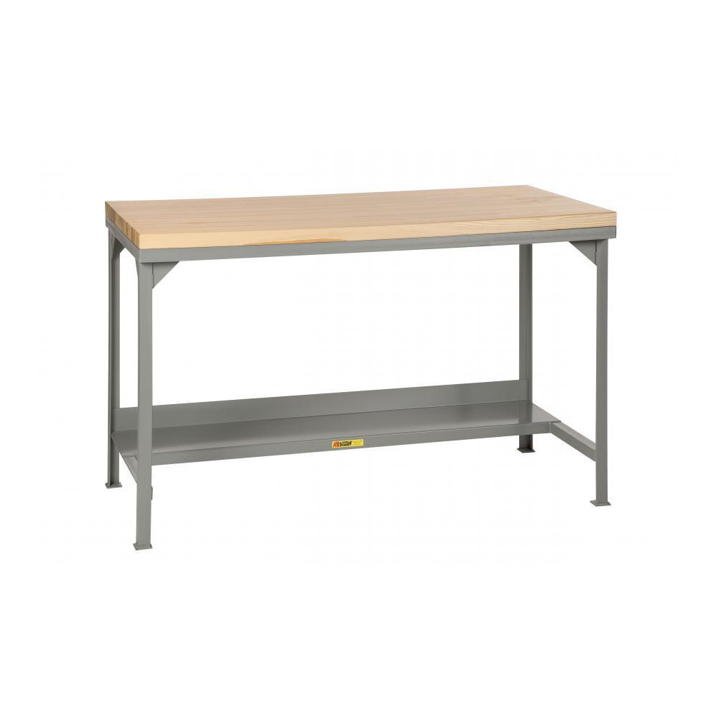 Little Giant® - Welded Work Table: 48" Wide, 42-3/4" Deep, 28-3/4 to 42 ...