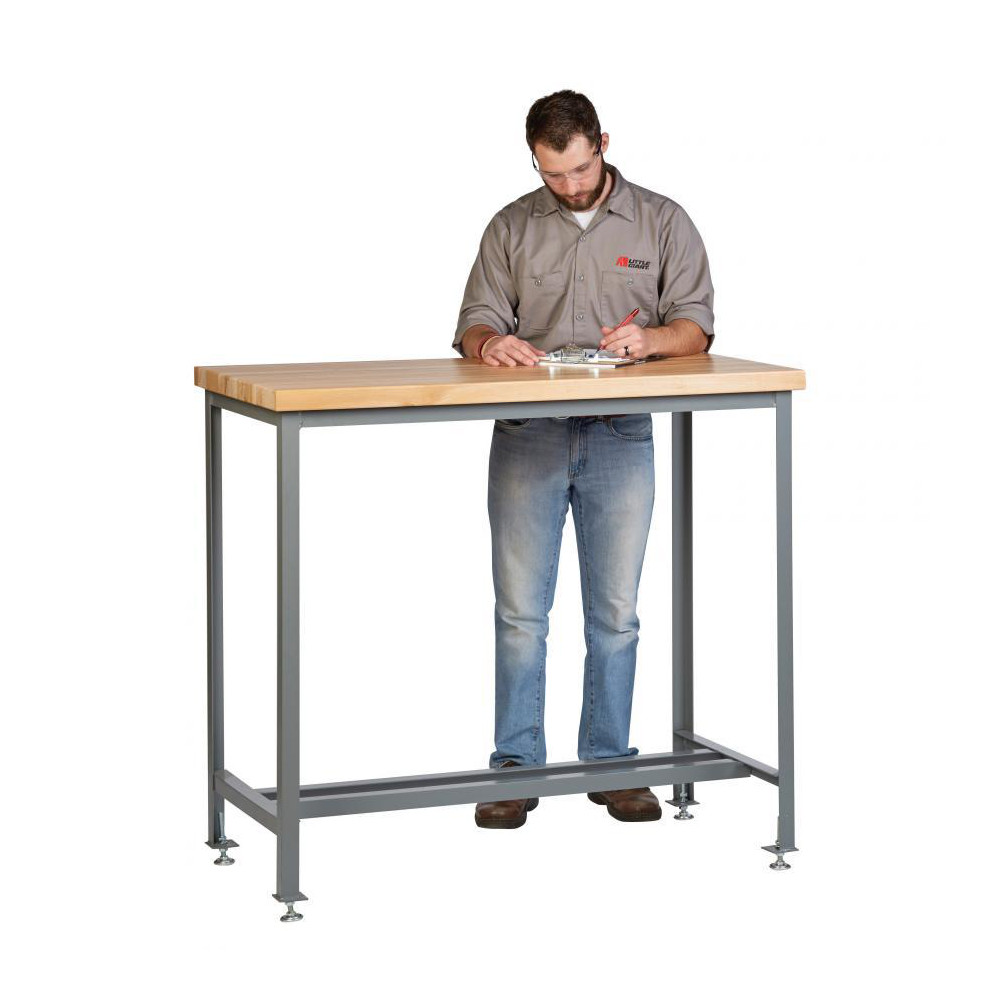 Little Giant® - Work Table: 72" Wide, 42 to 45" High, Powder Coated ...