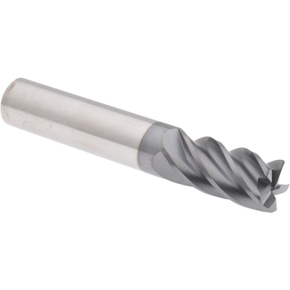 Accupro - Corner Radius End Mill: 1/2" Dia, 1" LOC, 0.0200" Radius, 5 ...