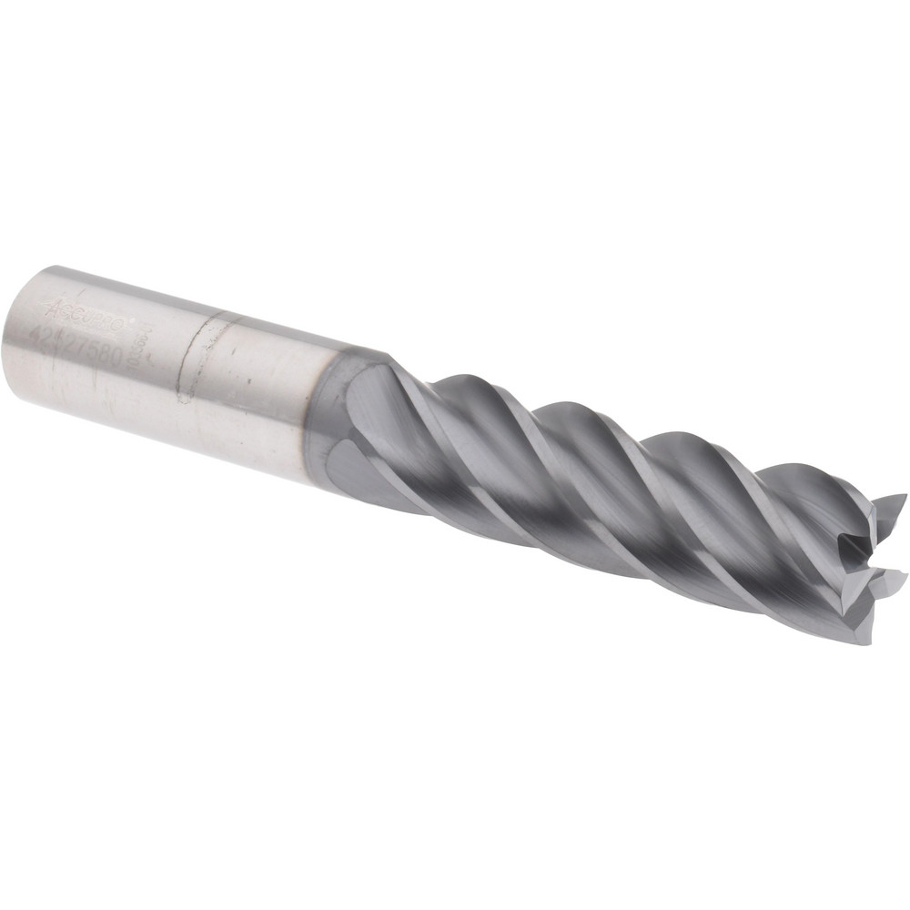 Accupro - Roughing & Finishing End Mill: 5/8" Dia, 5 Flute, Solid ...