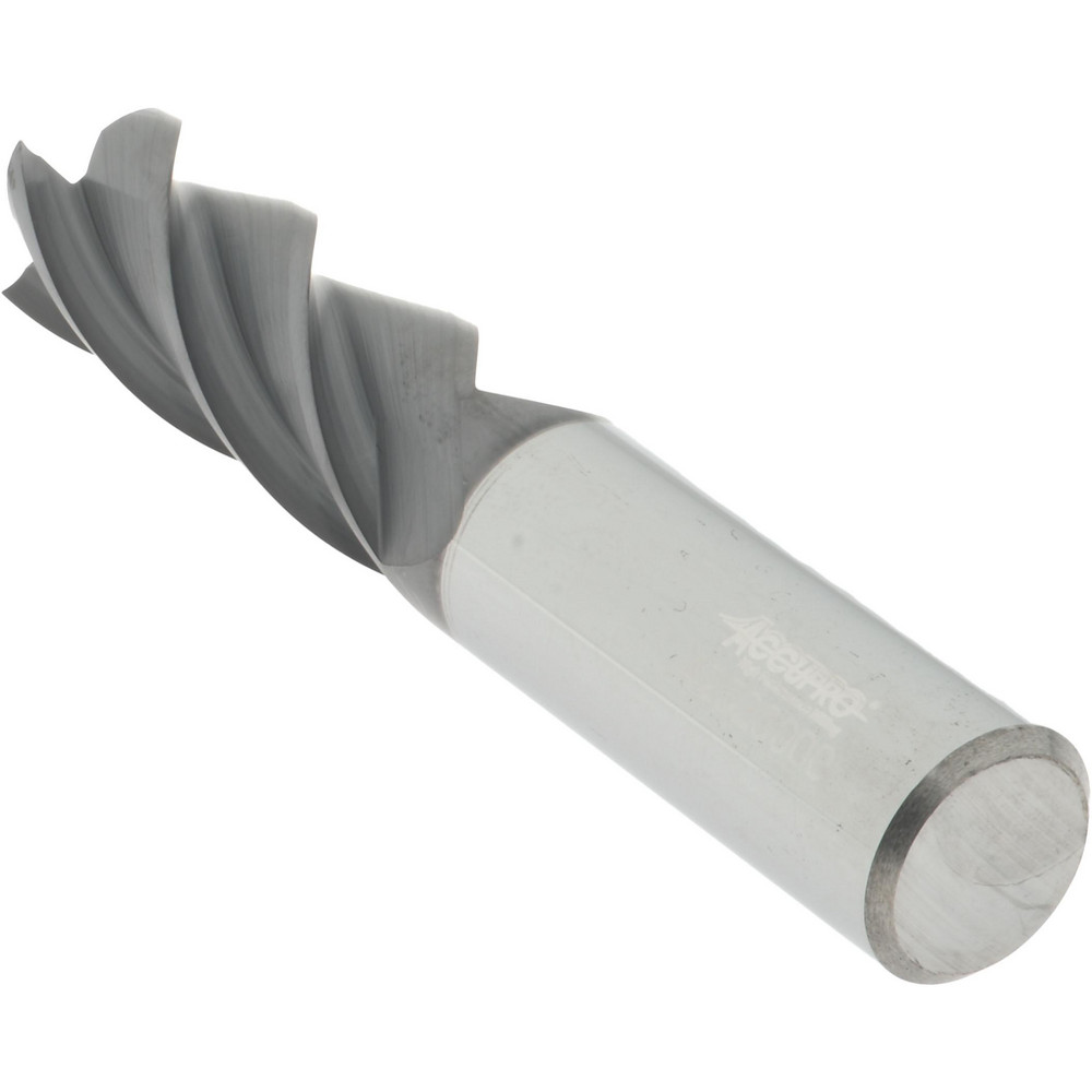 Accupro - Square End Mill: 5/8" Dia, 1-5/8" LOC, 4 Flute, Solid Carbide | MSC Direct