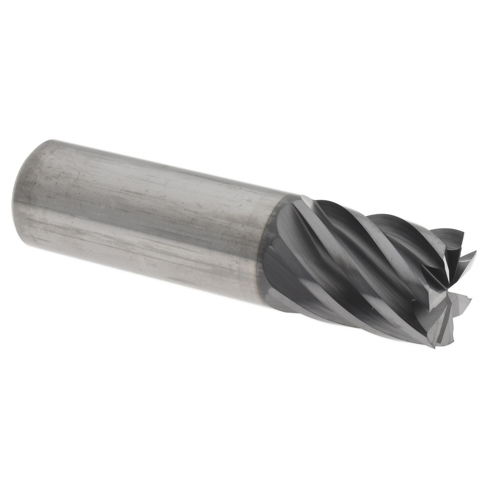 Accupro - Square End Mill: 3/4" Dia, 1" LOC, 7 Flute, Solid Carbide ...