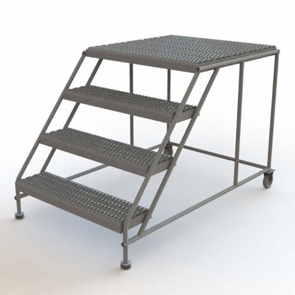 TRI-ARC - 4-Step Steel Work Platform: 800 lb Capacity, 36" Platform ...