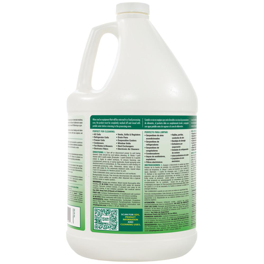 Simple Green® - Foaming Coil Cleaner, 1 gal Bottle | MSC Direct