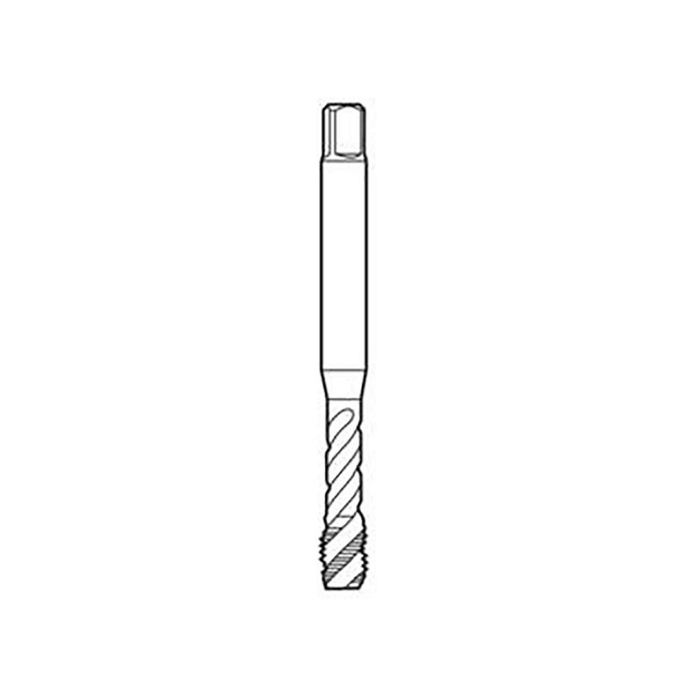 Seco - Spiral Flute Tap: M8x1.25, Metric, 3 Flute, Modified Bottoming Chamfer, 6HX Class of Fit ...