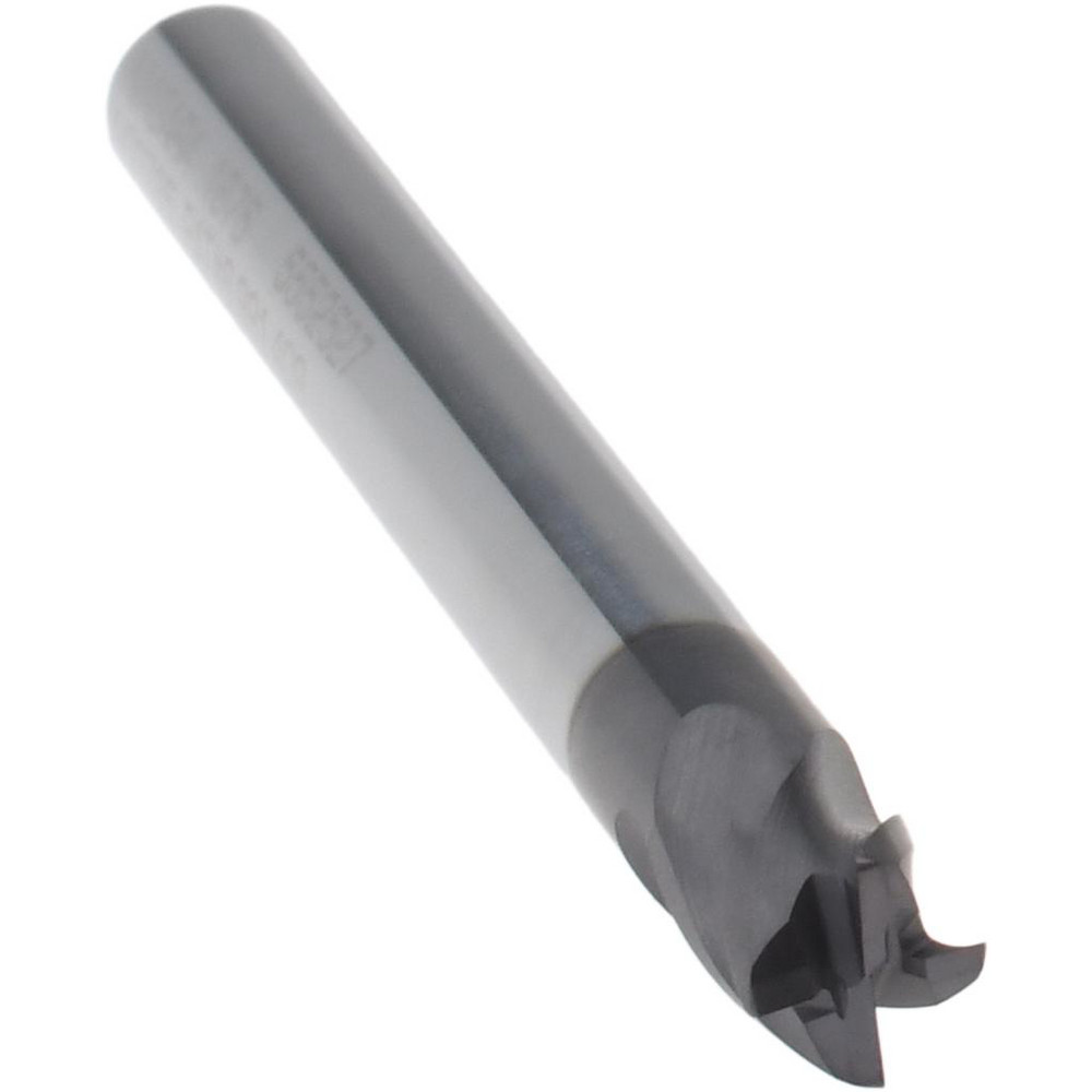 Niagara Cutter - Corner Radius End Mill: 3/16" Dia, 3/16" LOC, 0.0100 ...