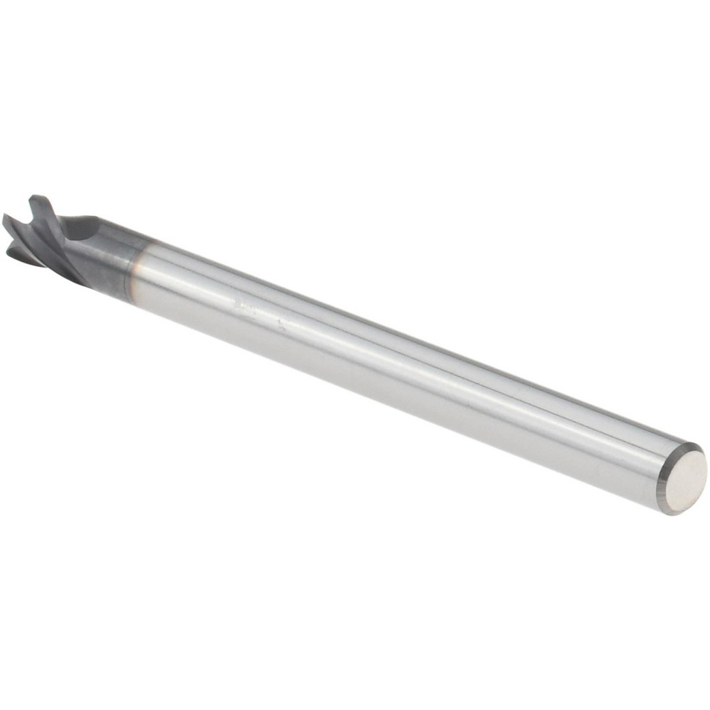 Niagara Cutter - Corner Radius End Mill: 1/8" Dia, 1/8" LOC, 0.0100 ...