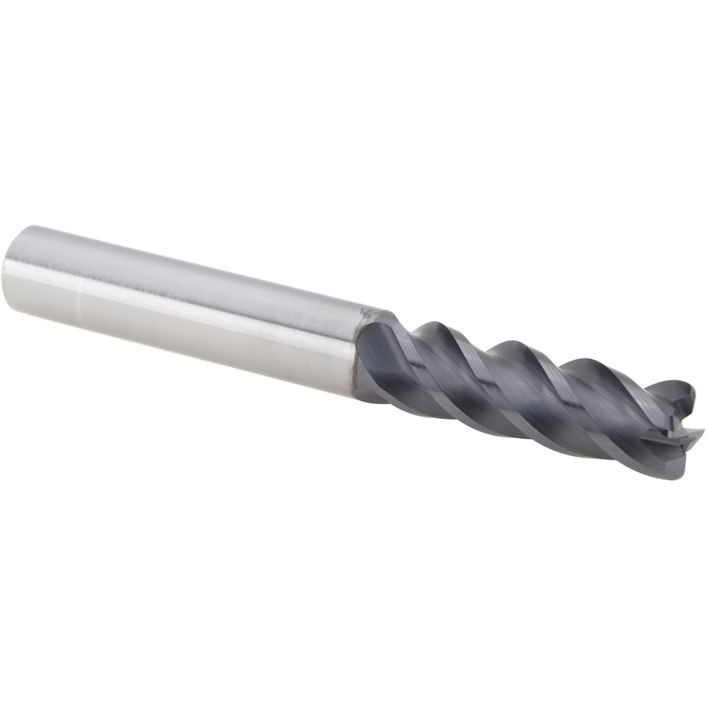 Widia - Corner Radius End Mill: 1/2" Dia, 1-1/2" LOC, 0.0600" Radius, 4 ...