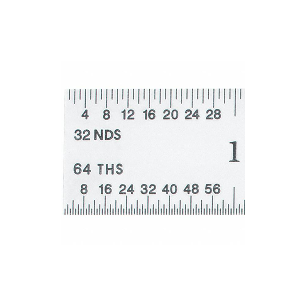 SPI - Steel Rule: 24" OAL, 16R Graduation, Flexible | MSC Direct