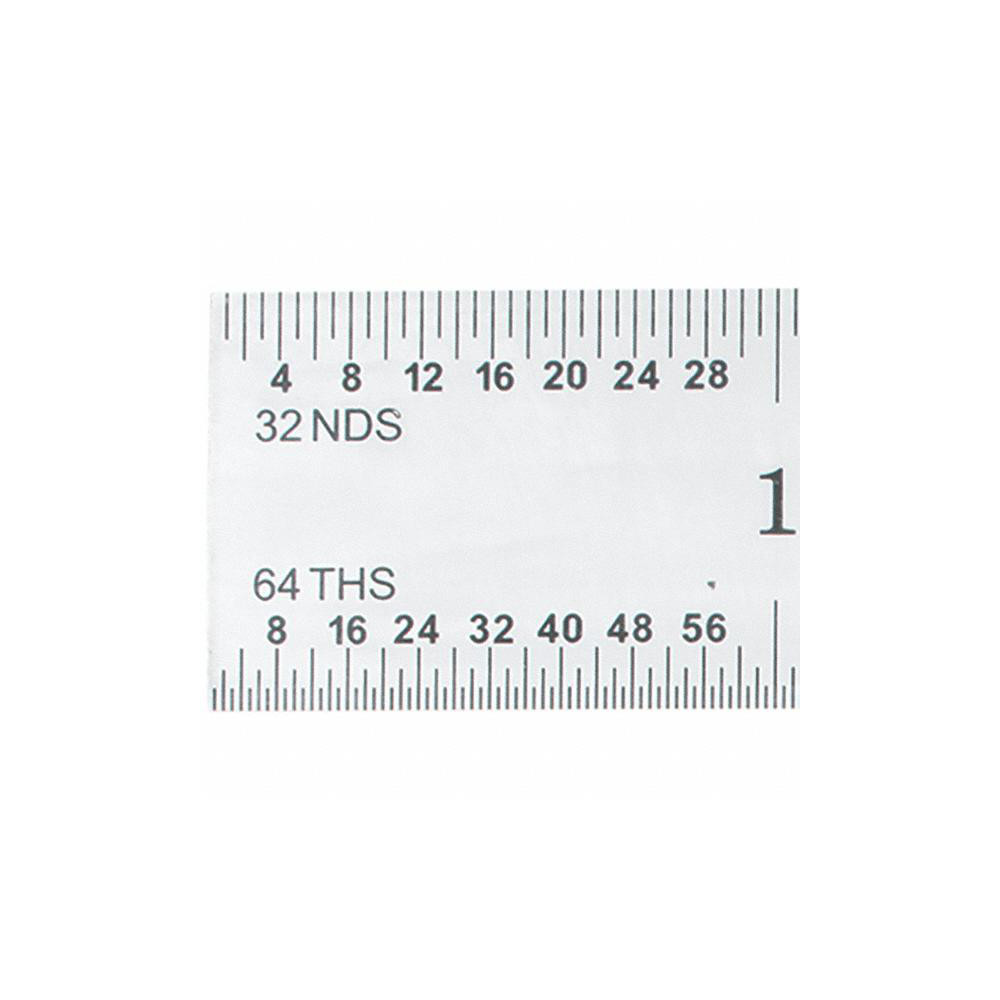 SPI - Steel Rule: 24" OAL, 4R Graduation, Flexible | MSC Direct