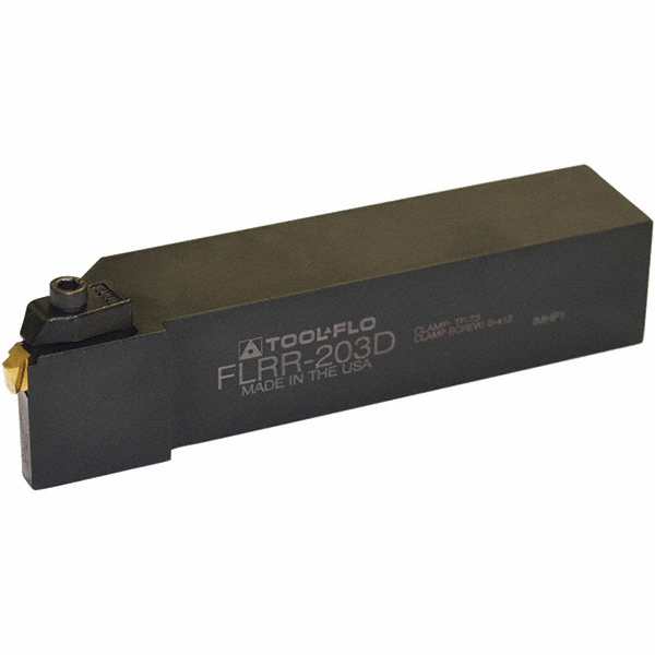 Tool-Flo - Indexable Grooving Toolholder: FLRR-163D, External, Right ...