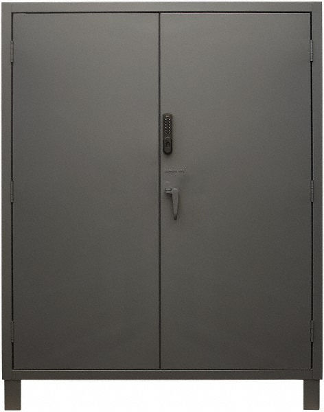 Durham - Steel Access Control & Shelf Cabinet: 60" Wide, 24" Deep, 78 ...
