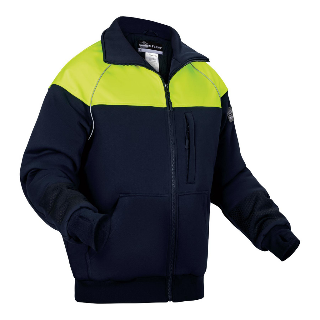 Ergodyne - Insulated Jacket: Size X-Large, Polyester, Zipper Closure ...