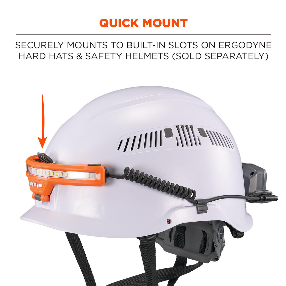 Ergodyne - Hard Hat Accessories: Accessory Type: Headlamp Mount; Type ...