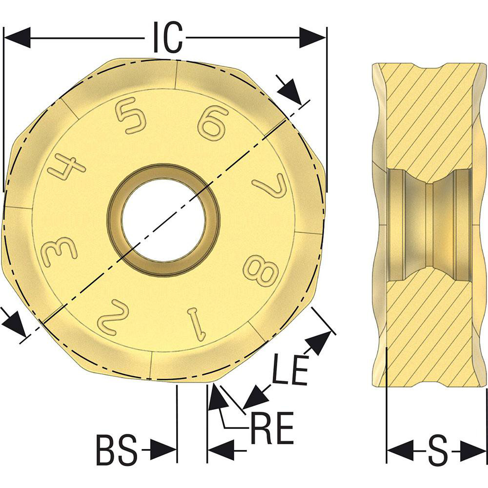 Seco - Milling Insert: ANSI ONMU090520ANTN-M12, ISO ONMU090520ANTN-M12 ...
