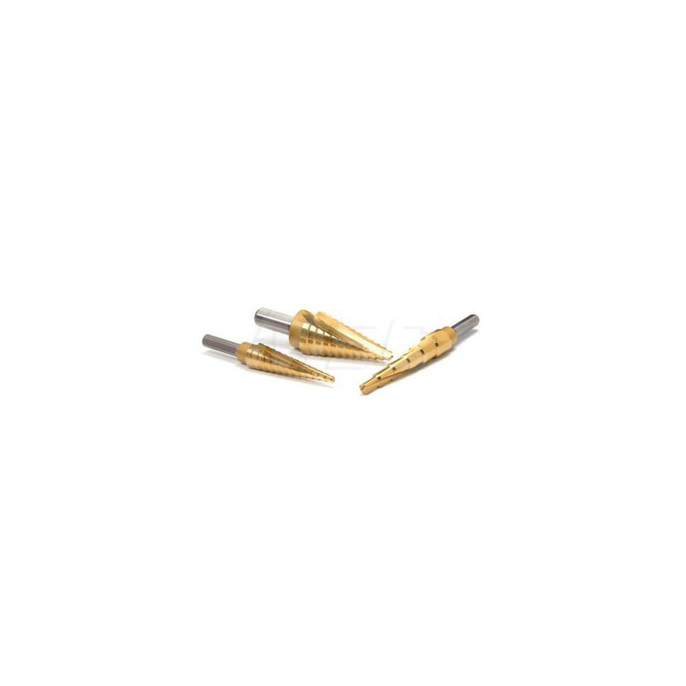 Hougen - Step Drill Bit: 3/16" Min, 7/8" Max, 3/8" Shank Dia, Cobalt ...