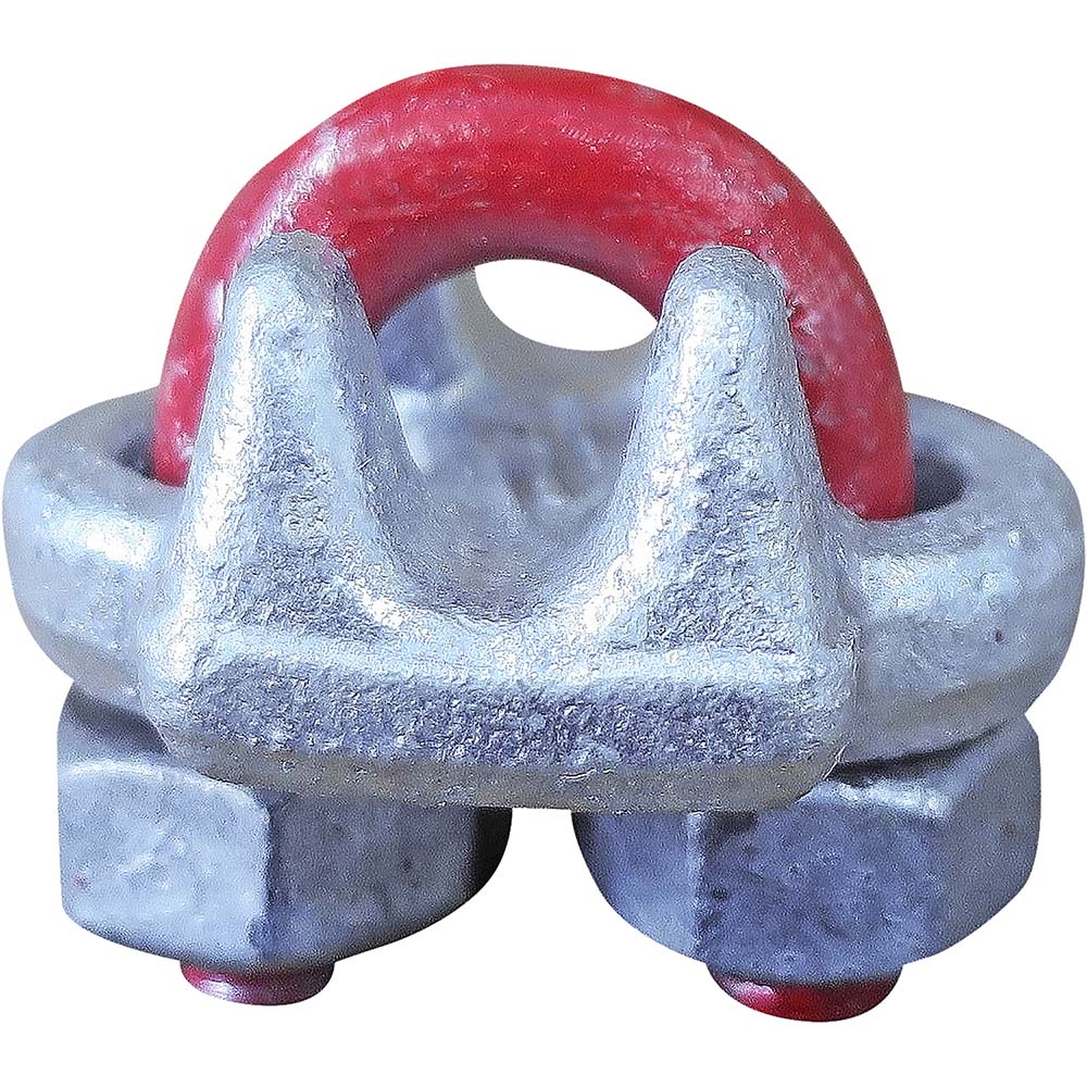 Crosby - Wire Rope Fist Grip Clip: 1/4" Rope Dia | MSC Direct