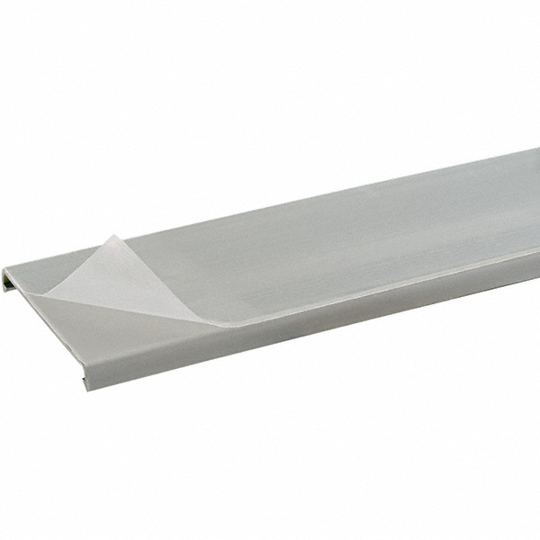 Panduit - Wire Duct Cover: Flush Cover, Gray, 3" Wide, CE, CSA ...