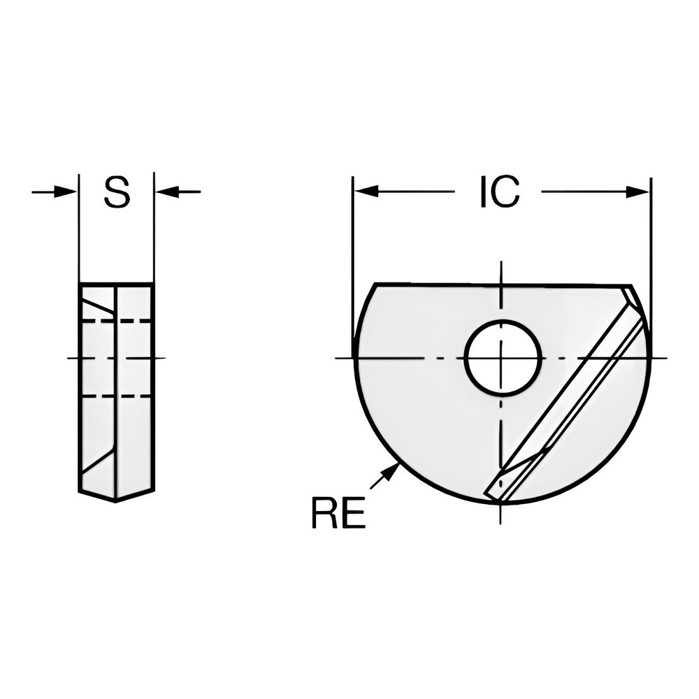 Sandvik Coromant - Milling Insert: ANSI R216F-30 70 E-L P20A, ISO R216F ...