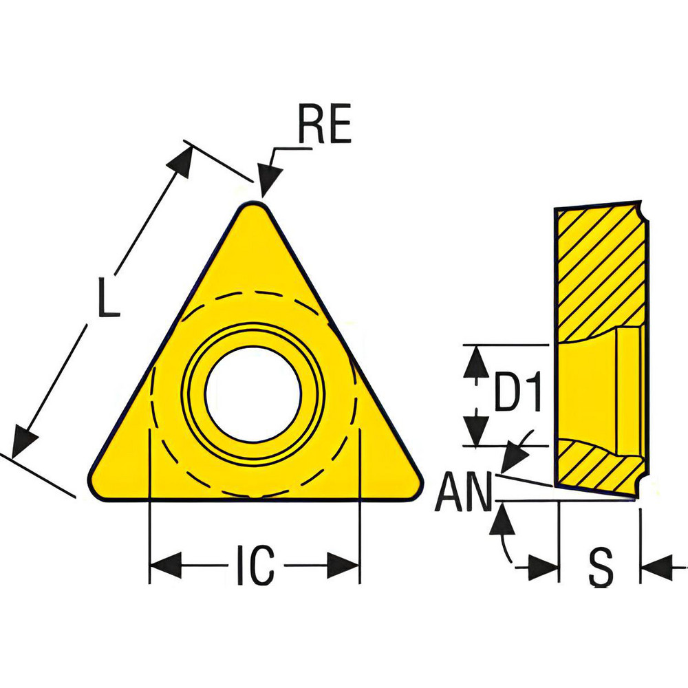 Seco - Turning Insert: TCMX32.52W-F1 TP2501, Carbide | MSC Direct