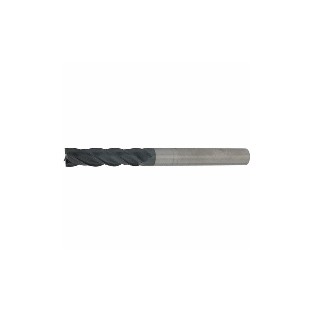 Accupro - Square End Mill: 3/4" Dia, 2-1/4" LOC, 4 Flute, Solid Carbide ...