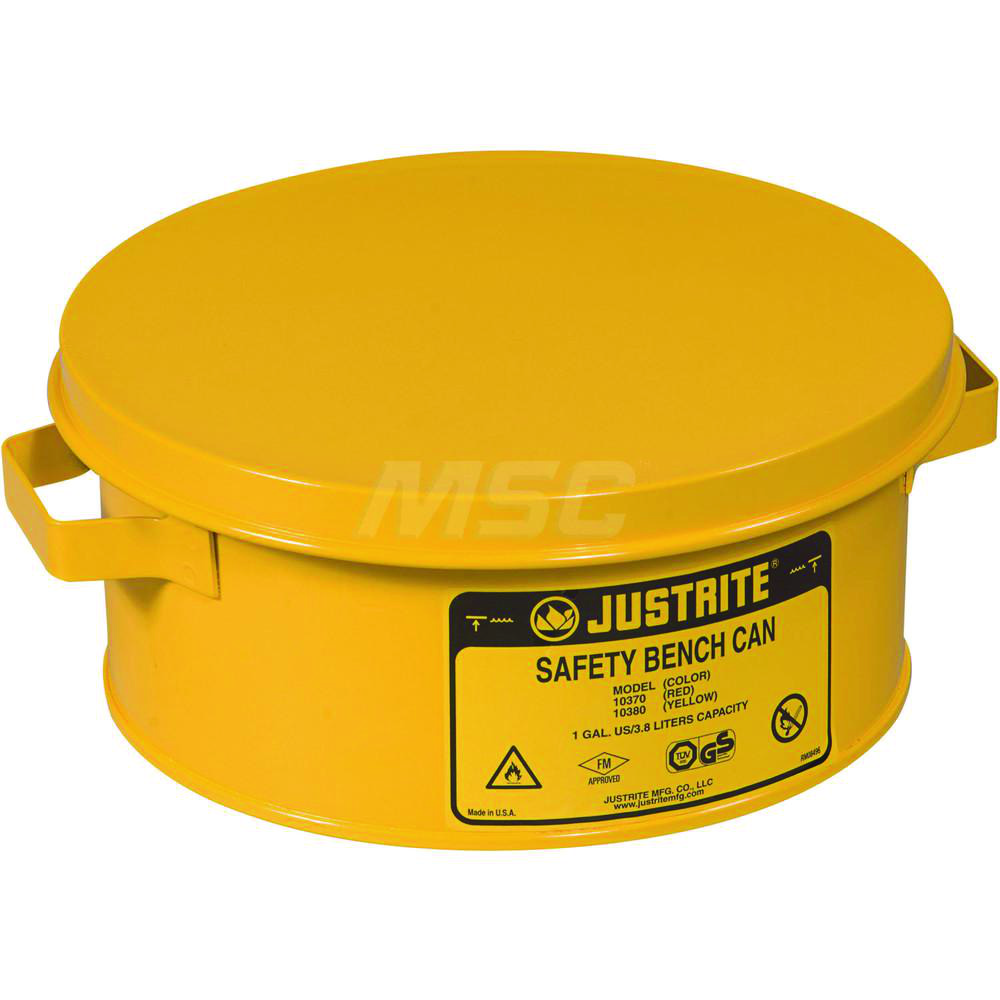 Justrite® - Safety Bench Cans & Dip/Wash Tanks: Capacity (Gal.): 1.000 ...