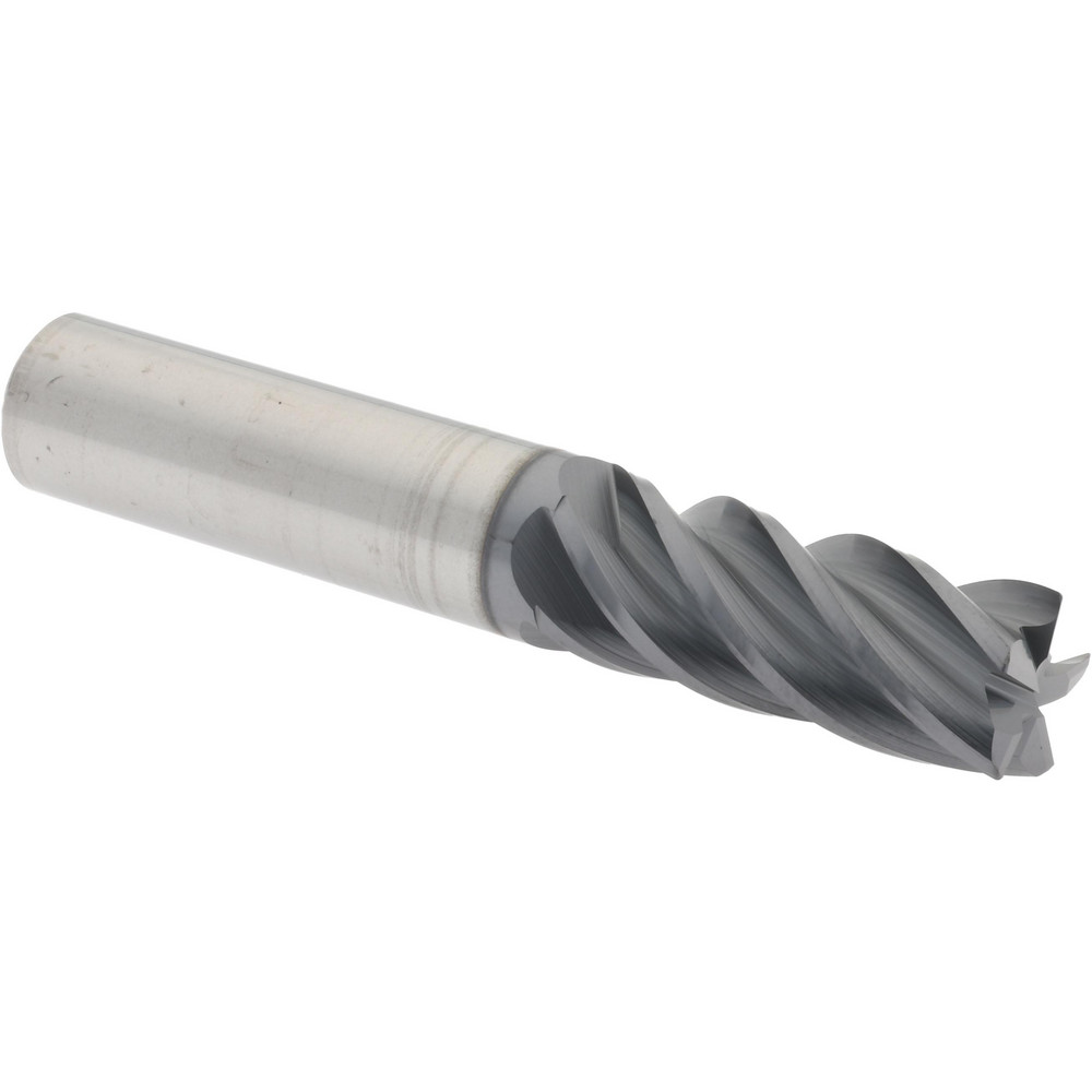 Accupro - Corner Radius End Mill: 1/2" Dia, 1-1/4" LOC, 0.0150" Radius ...
