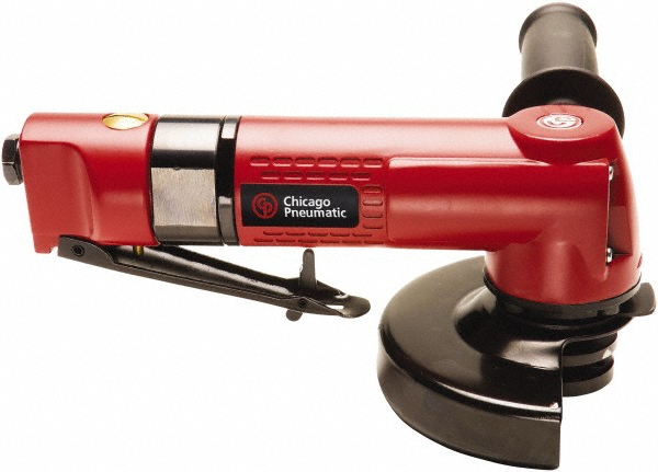 Chicago Pneumatic - Air Angle Grinder: 4-1/2" Wheel Dia, 12,000 RPM ...