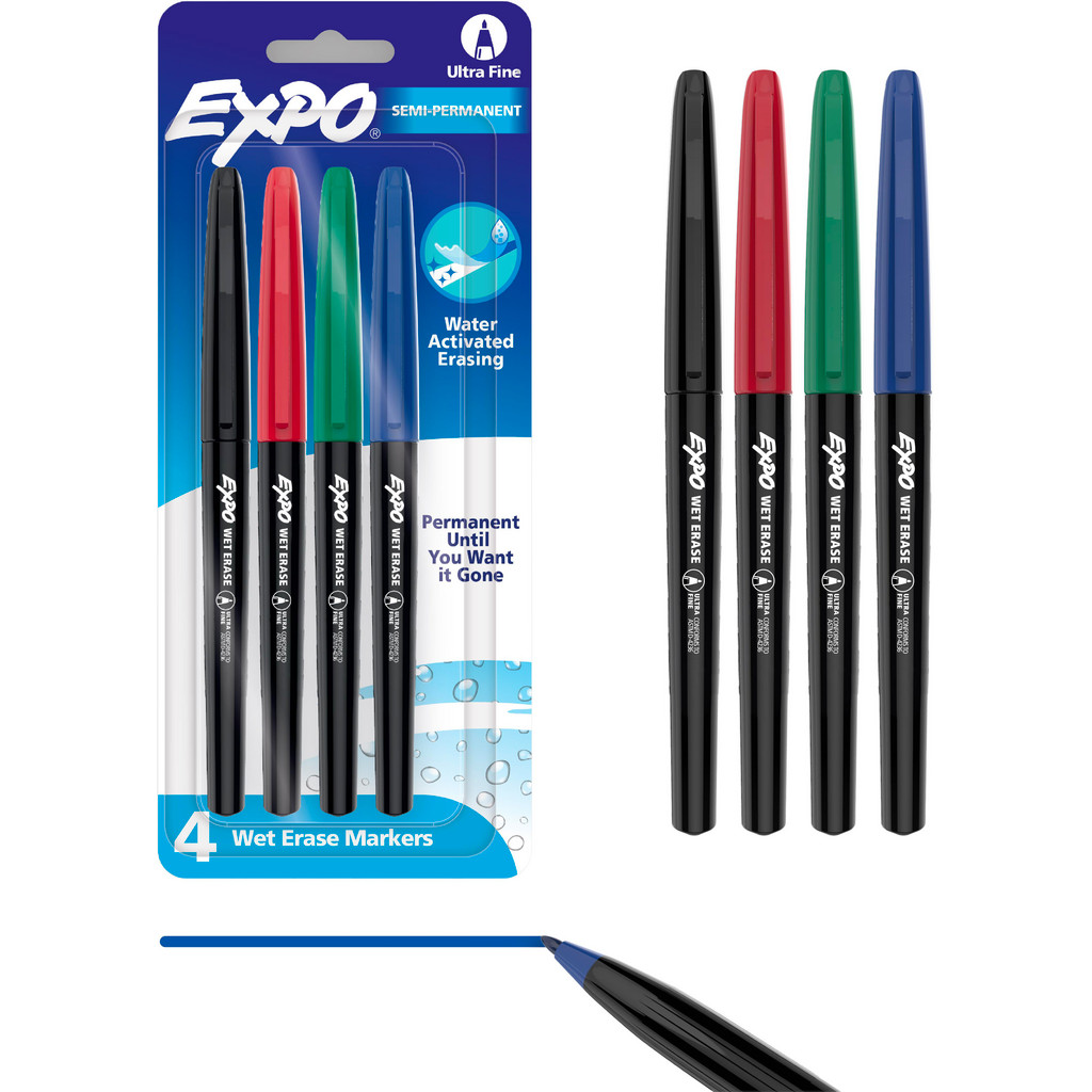 Expo - Dry Erase Markers & Accessories: Color: Black, Green, Red, Blue ...