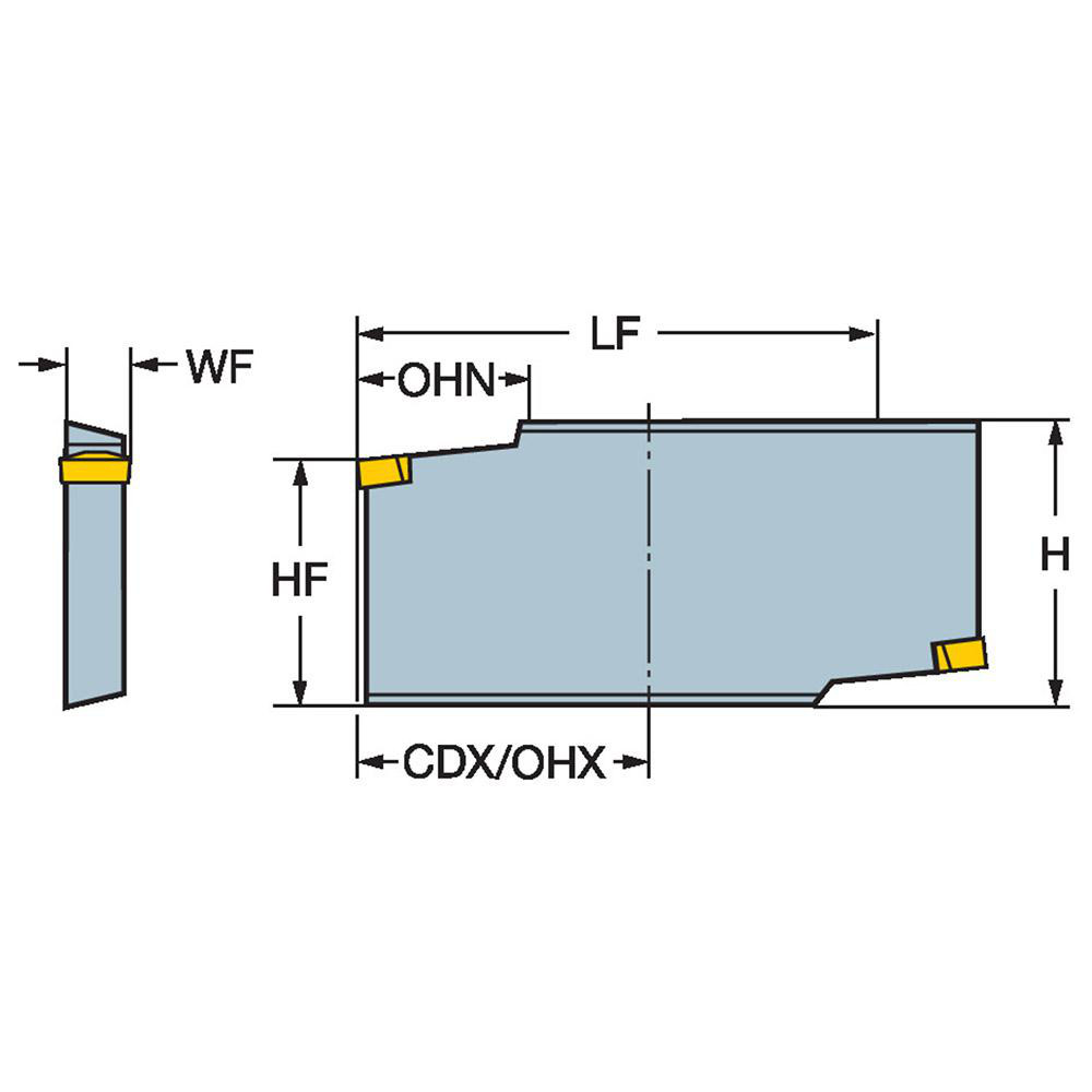 Sandvik Coromant - Threading Insert: TLTP3L 1125, Carbide | MSC Direct