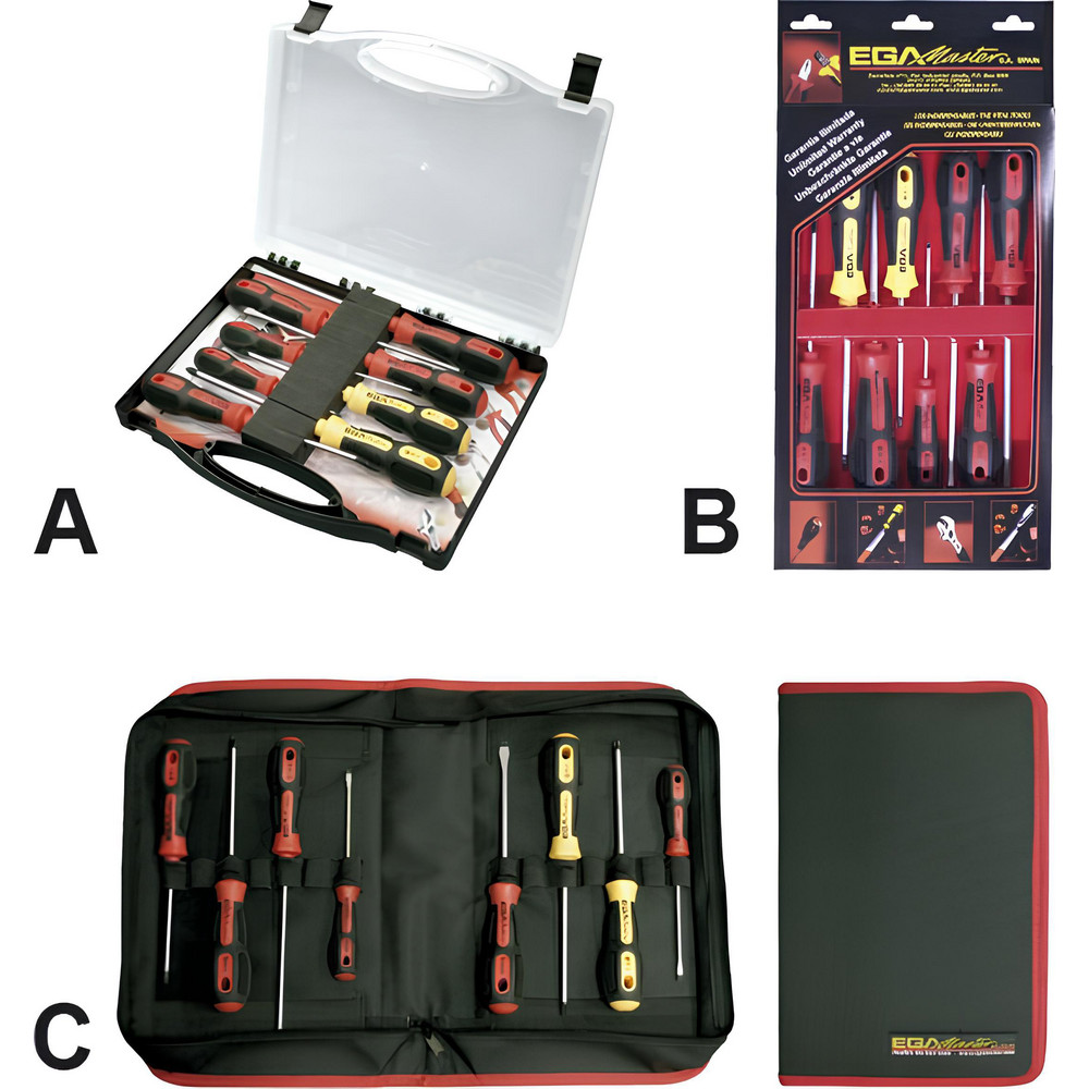 EGA Master - Screwdriver Sets: Screwdriver Types Included: Phillips ...