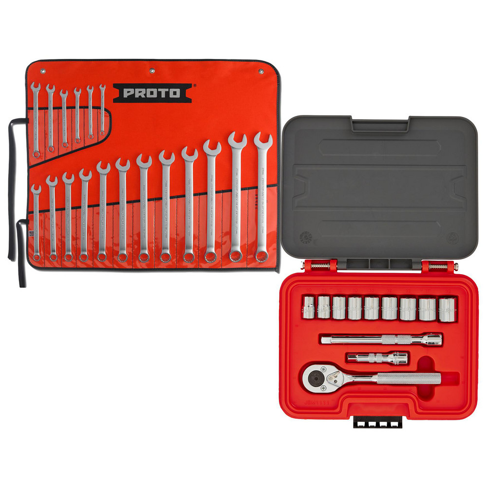 Proto - Combination Wrench Set: 30 Pc, 7 to 24 mm Wrench, Metric | MSC ...