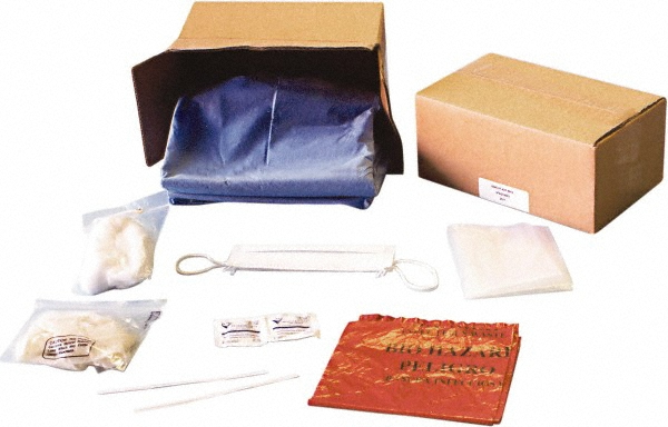 AbilityOne - 9 Pc Body Fluid Clean-Up First Aid Kit for 1: | MSC Direct
