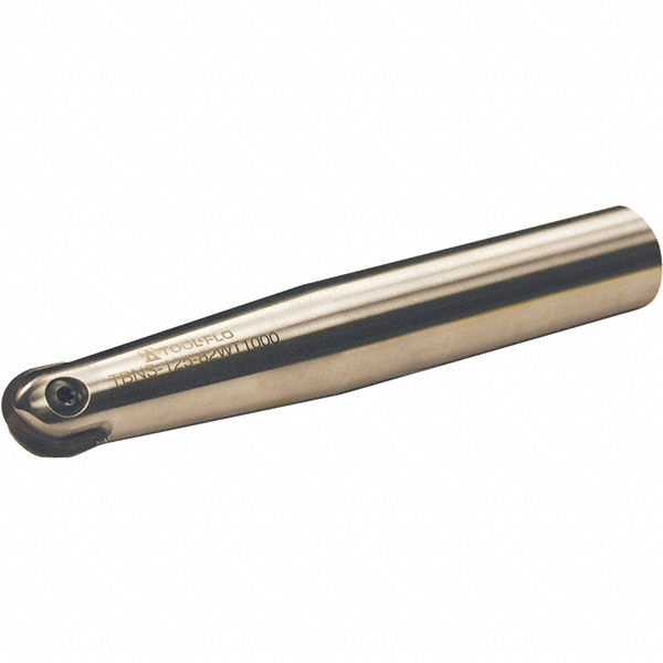 Tool-Flo - Indexable Ball Nose End Mill: 3/4" Cut Dia, Steel, 7.5" OAL ...