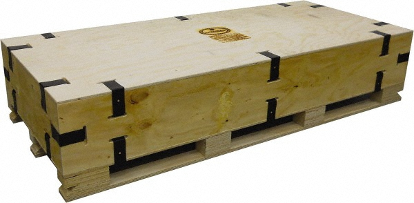 packIQ - Bulk Storage Container: Collapsible Wood Crate | MSC Direct